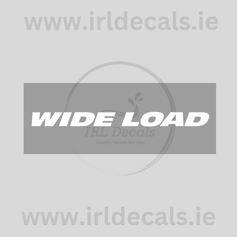 Wide Load – IRL Decals